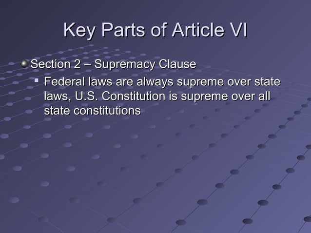 Constitution of the United States of America | PPT | Law