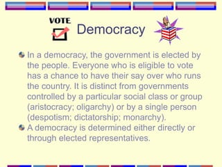 Basic Types of Government | PPTX