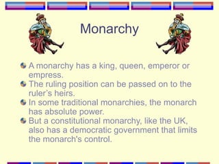 Basic Types of Government | PPTX