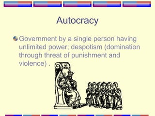 Autocracy Government