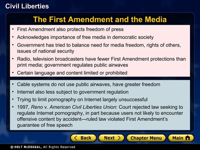 Civil Liberties in America | PPT