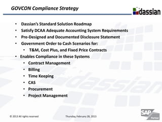 Dassian GOVCON Overview | PPT