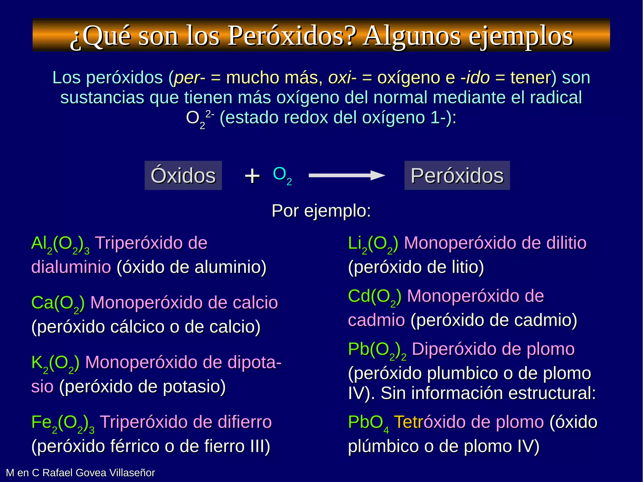 Compuestos Inorgánicos | ODP