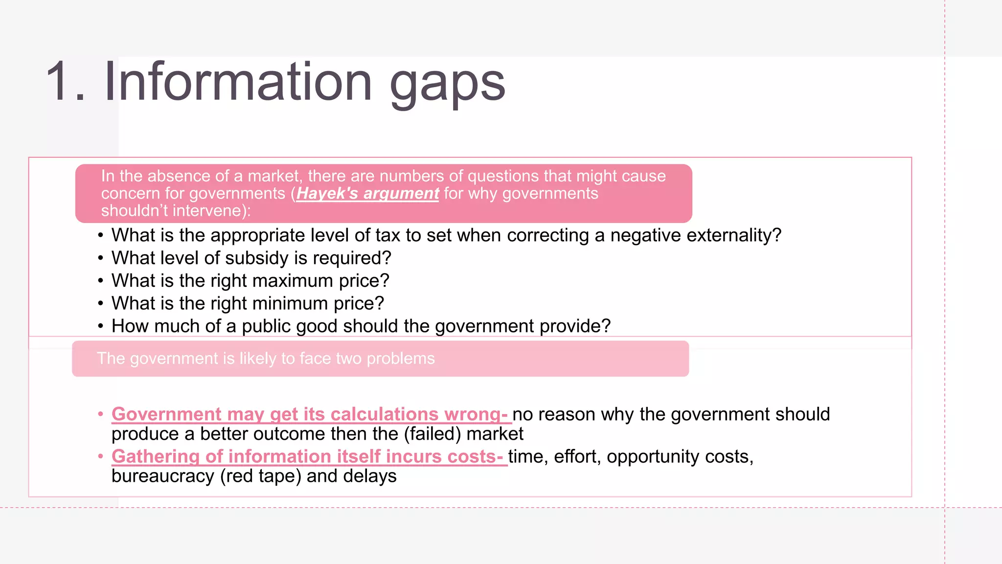 Goverment failure theme one a level | PPTX