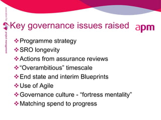 APM Presents - Why project governance and its key principles and ...