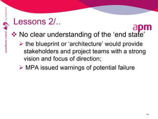 APM Presents - Why project governance and its key principles and ...