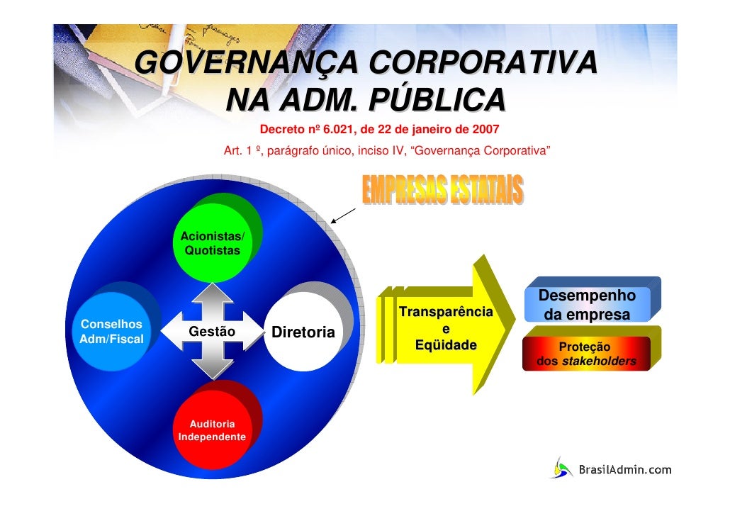 Governança corporativa na Administração Pública - Diógenes L. Neto