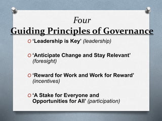 Guiding Principles of Governance | PPTX
