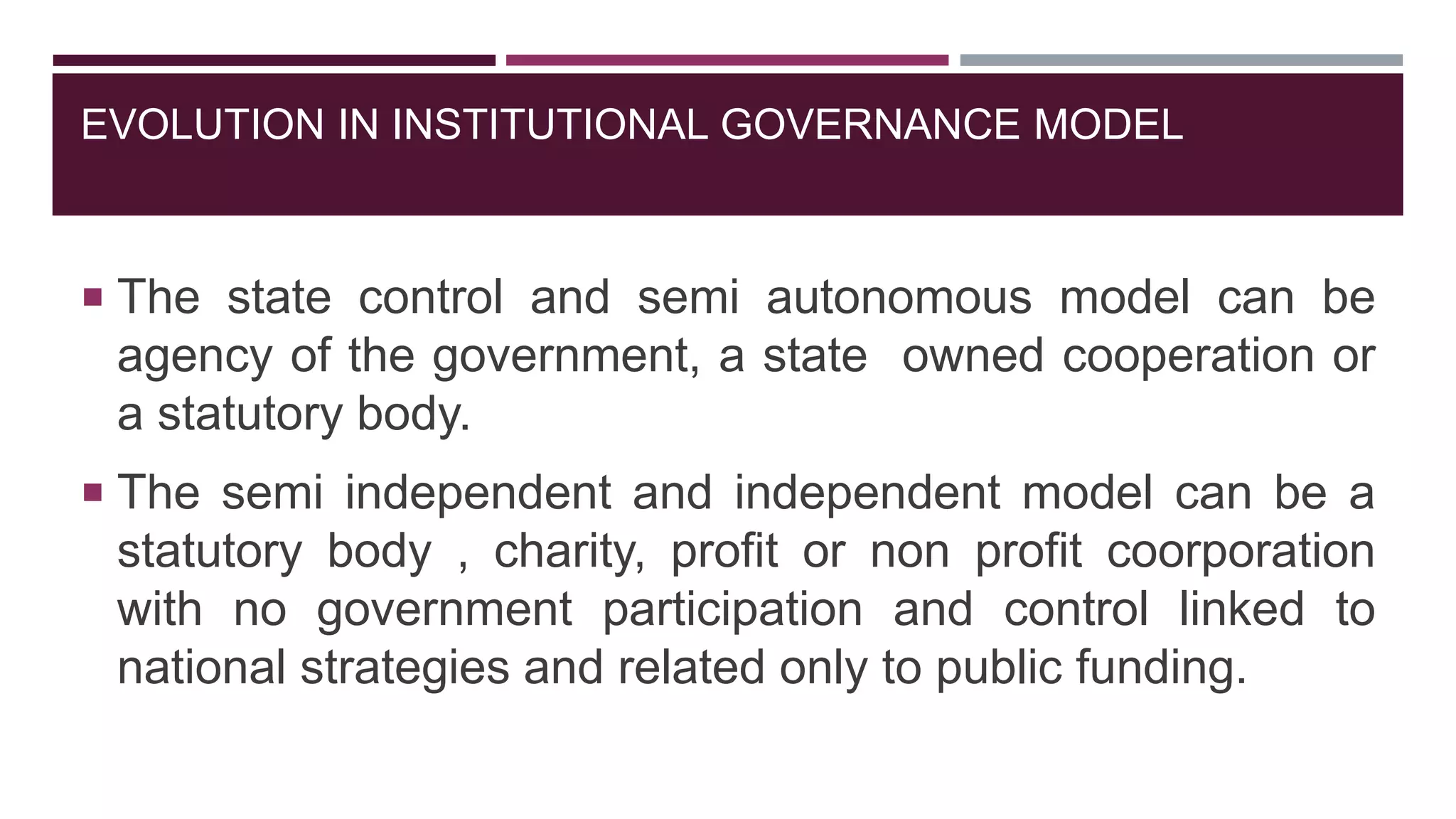 Governance of Higher education in India | PPTX