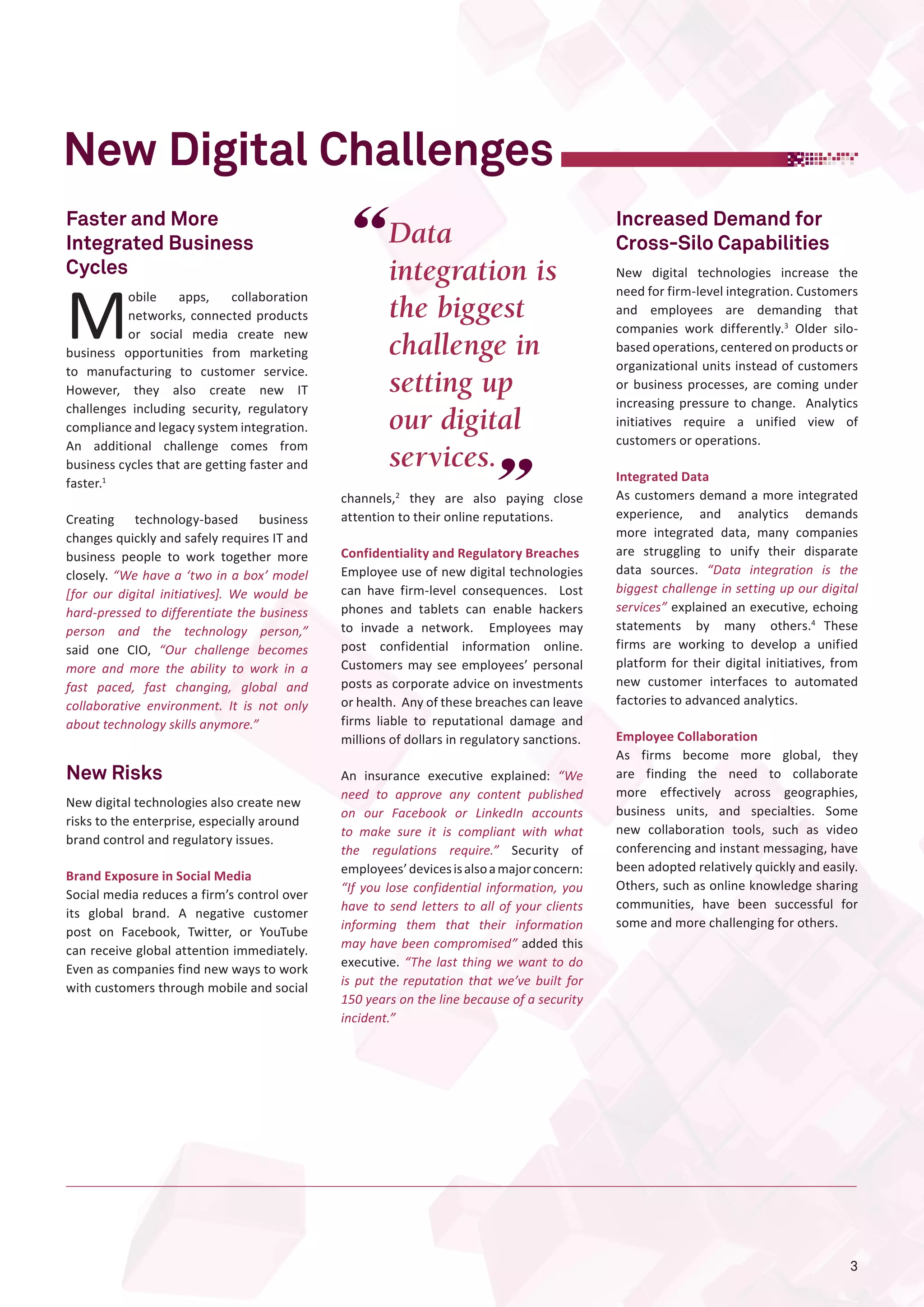 Governance a central component of successful digital transformation ...