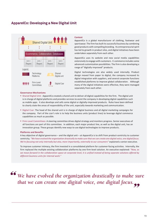 Governance a central component of successful digital transformation ...