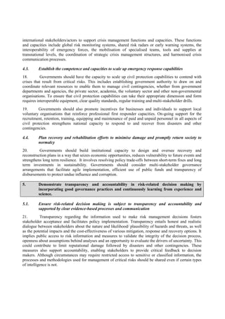 OECD Recommendation on the Governance of Critical Risks | PDF
