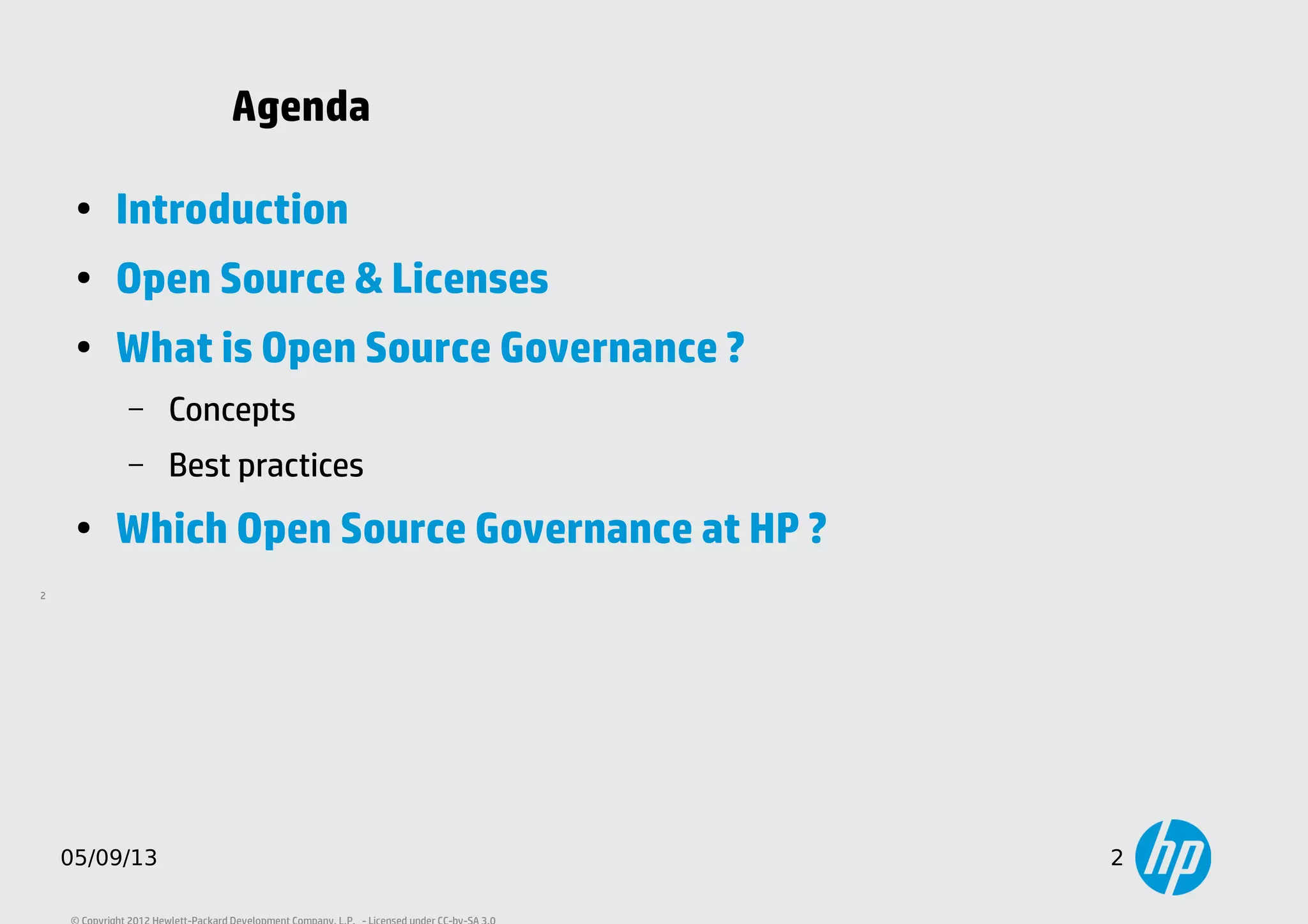 Open Source Governance at HP | PDF