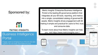 A Practical Guide to Business Intelligence Governance | PPTX