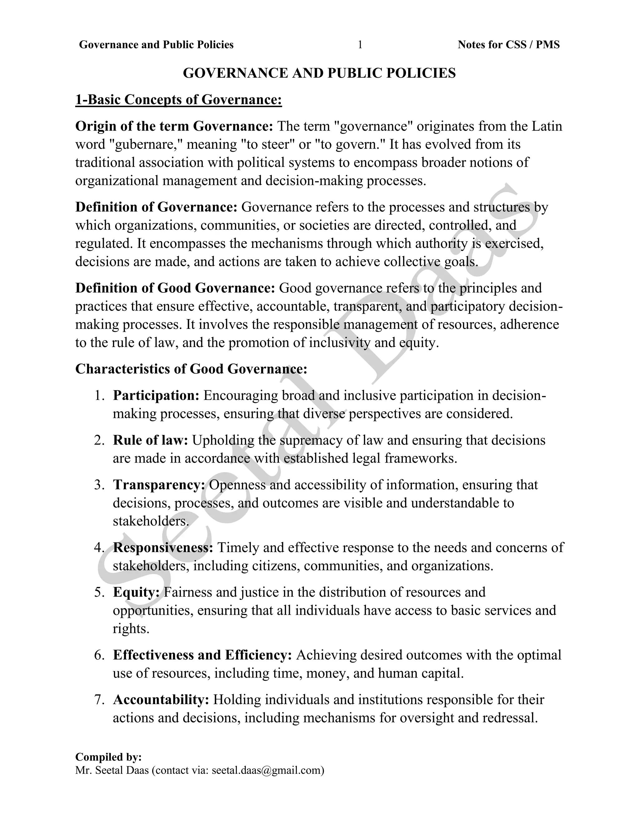 Governance and Public Policies notes.pdf