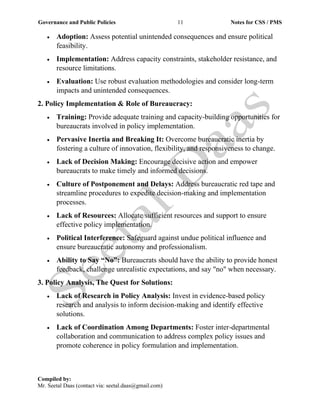 Governance and Public Policies notes.pdf