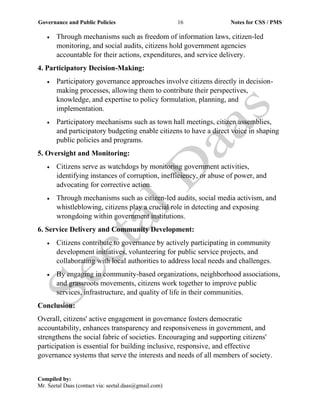 Governance and Public Policies notes.pdf