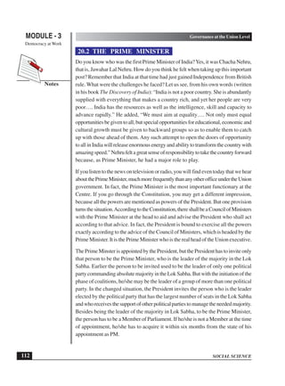 Governance at the union level in india | PDF
