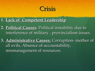 Governance crisis | PPT