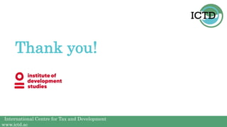 Tax and Governance Case Study - ICTD Learning Portal | PPT | Free Download