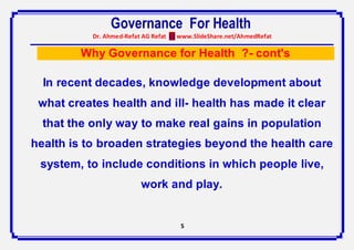 Governance for health | PDF