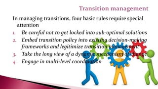 Governance for sustainable development | PPTX