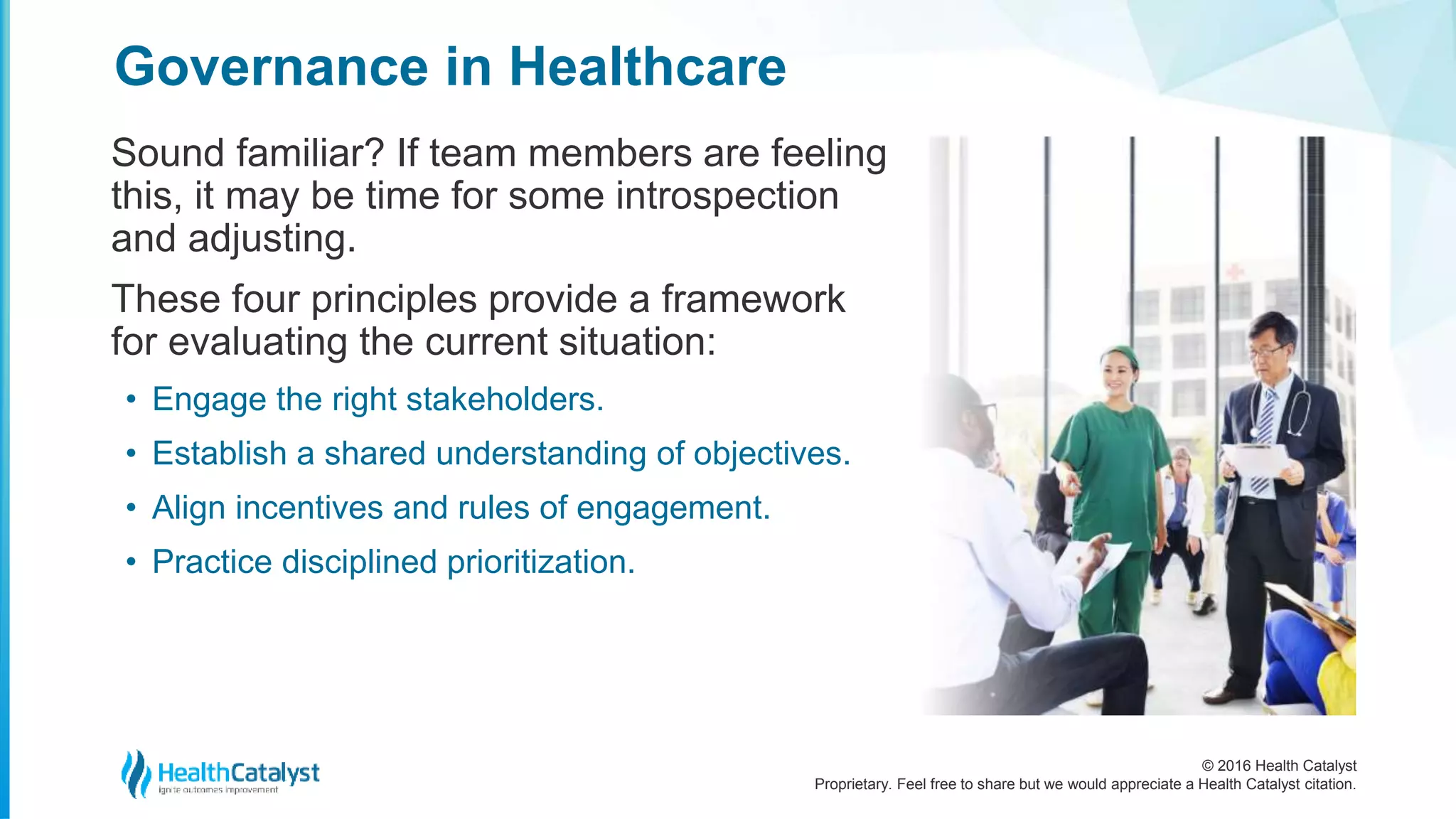 Governance in Healthcare: Leadership for Successful Improvement | PPTX