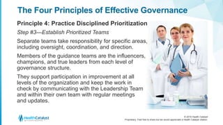 Governance in Healthcare: Leadership for Successful Improvement | PPTX