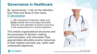 Governance in Healthcare: Leadership for Successful Improvement | PPTX