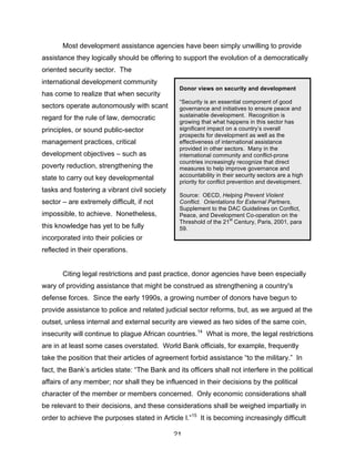 Governance in the security sector | PDF
