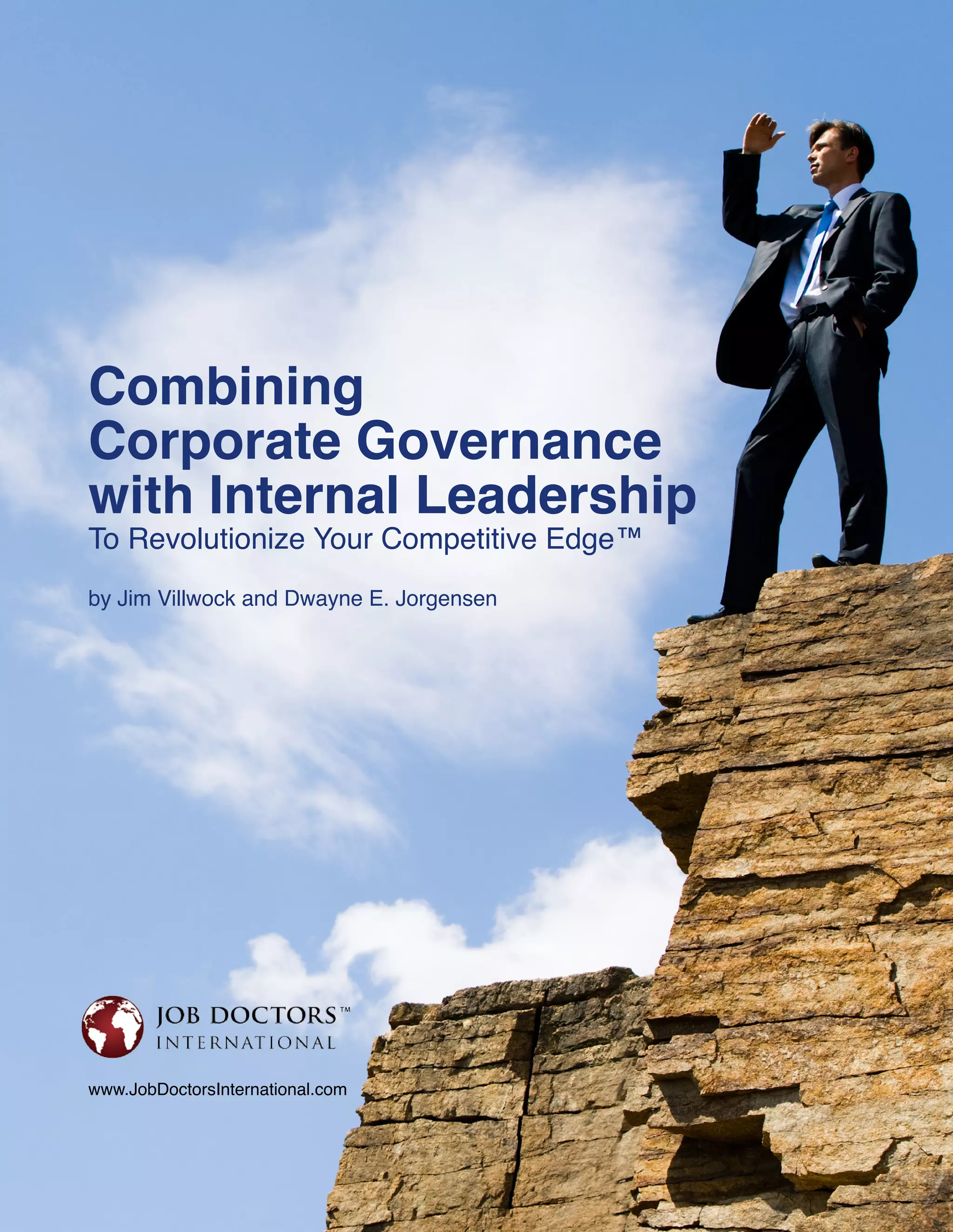 Combining Corporate Governance with Internal Leadership | PDF