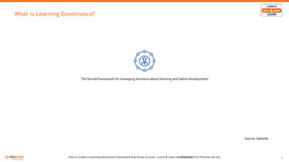 How to create Learning governance framework that drives success | PPTX