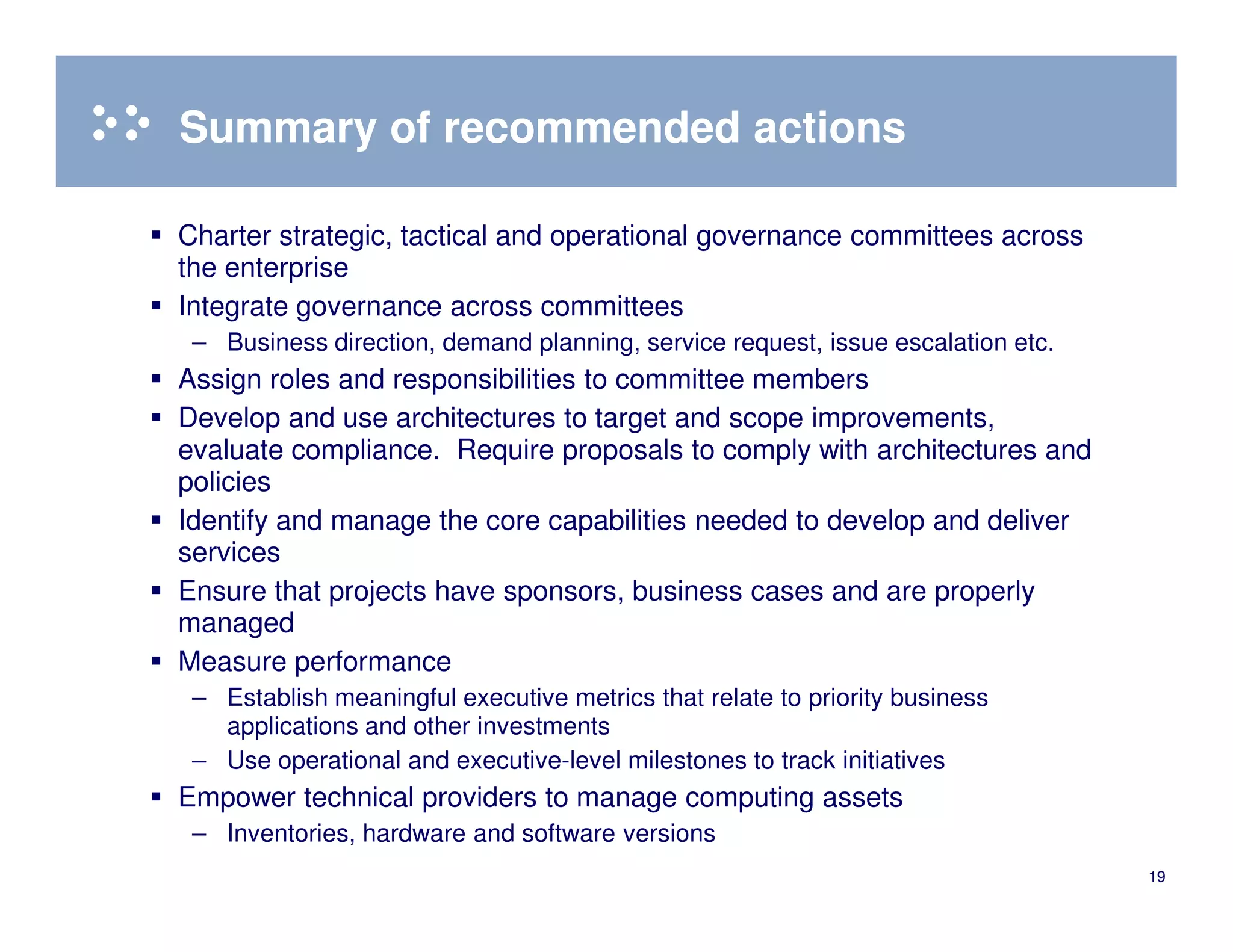 Governance Maturity Assessment Report | PDF