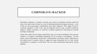 Understanding Governance Models in Open Source | PPTX