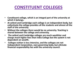 Governance of collage, system & affiliation | PPTX