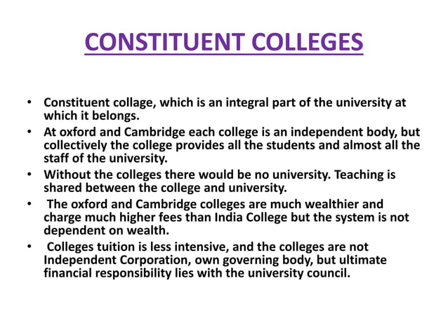 Governance of collage, system & affiliation | PPTX