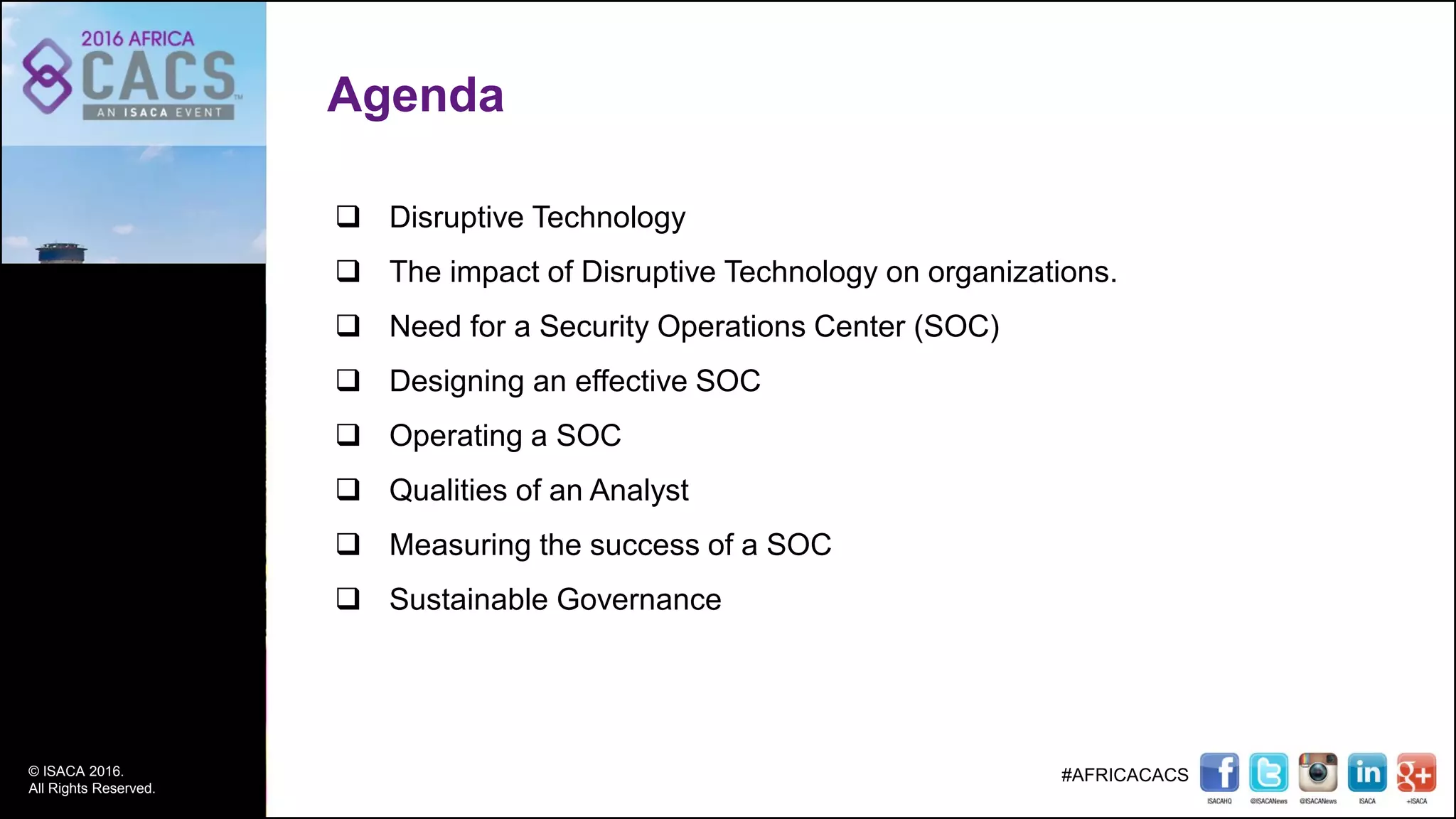 Governance of security operation centers | PDF