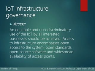 Governance of the internet of things | PPTX