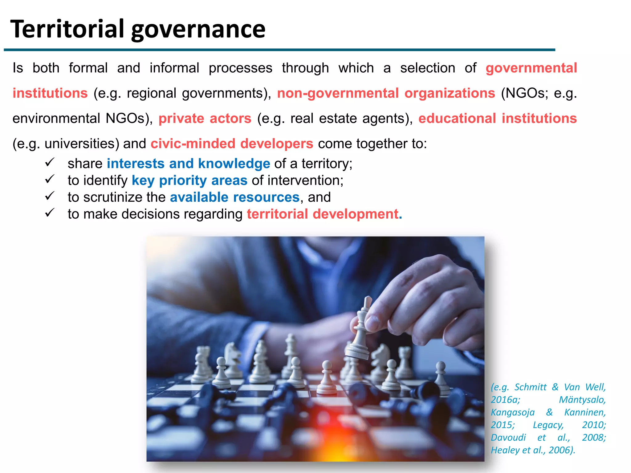 Governance performance in strategic spatial planning | PPT