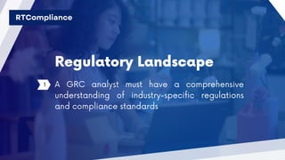 Governance, Risk, and Compliance Analyst Role 6 Key Insights for Career ...