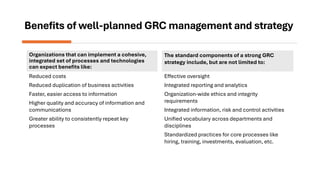 Governance Risk Management and Compliance (GRC) | PDF