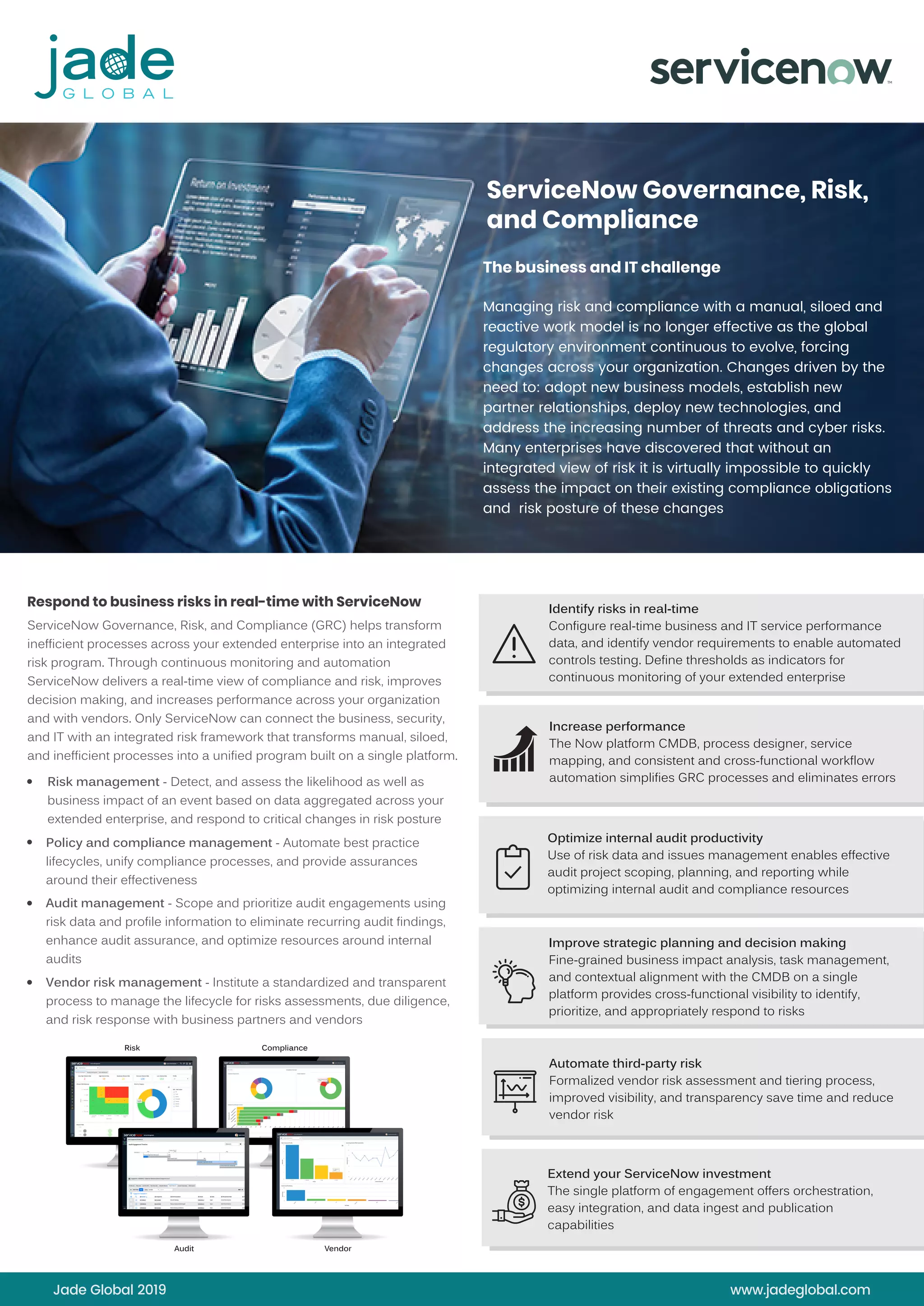 ServiceNow Governance, Risk, and Compliance | PDF