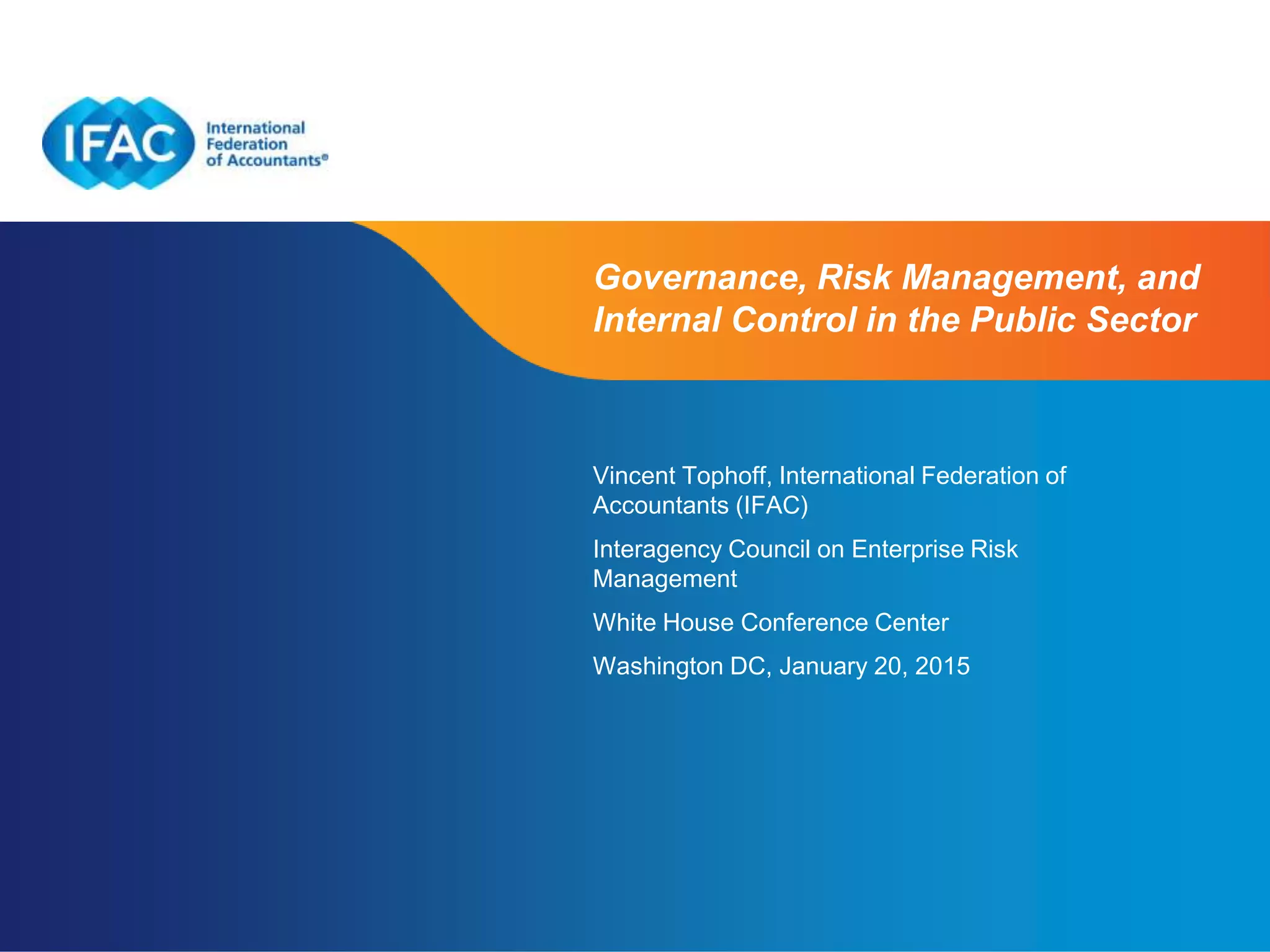Governance, Risk Management, and Internal Control in the Public Sector ...