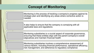 Governance, Strategy, Control, and Monitoring | PPTX