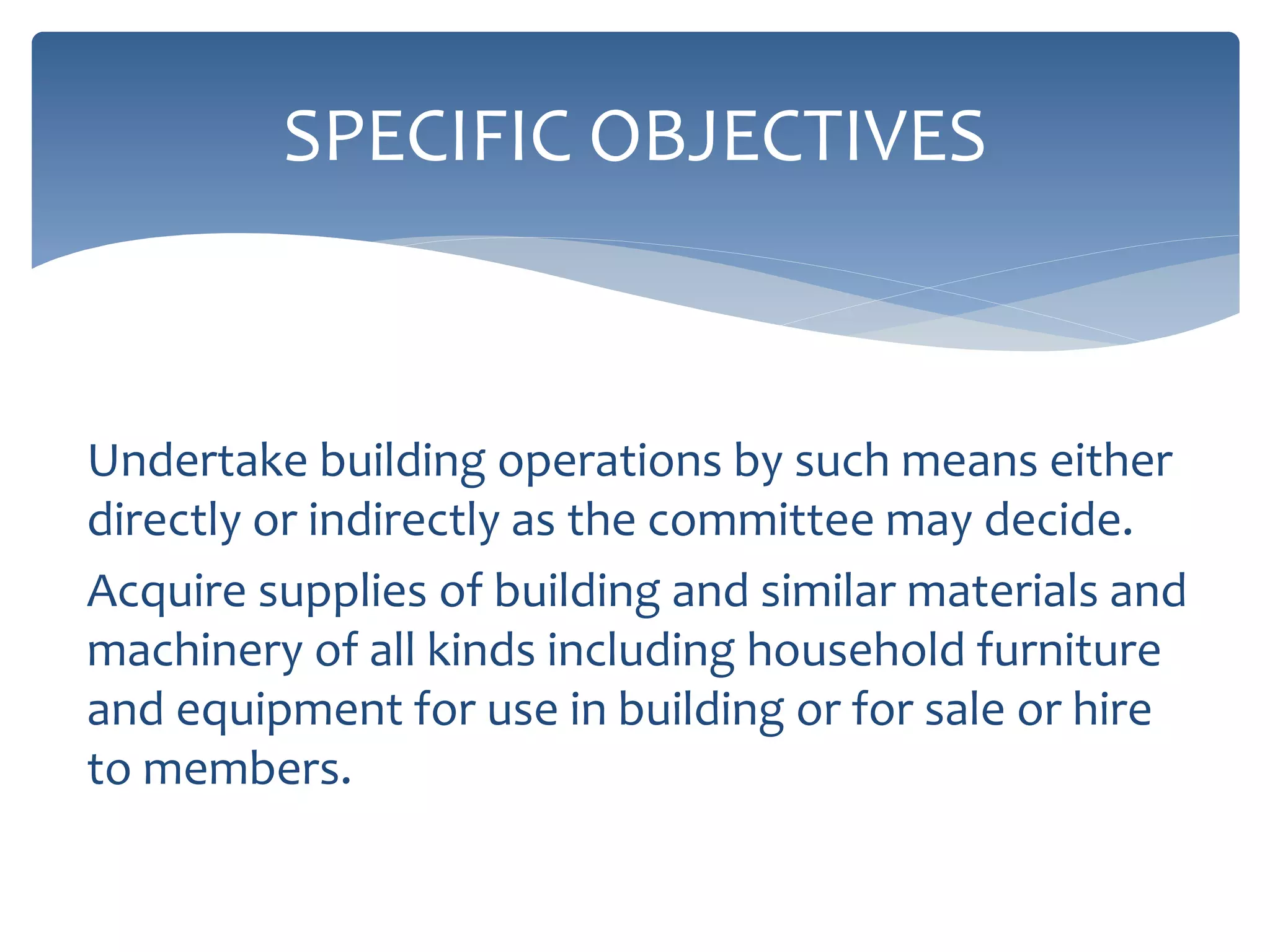 Governance structure in housing co operative societies and board ...