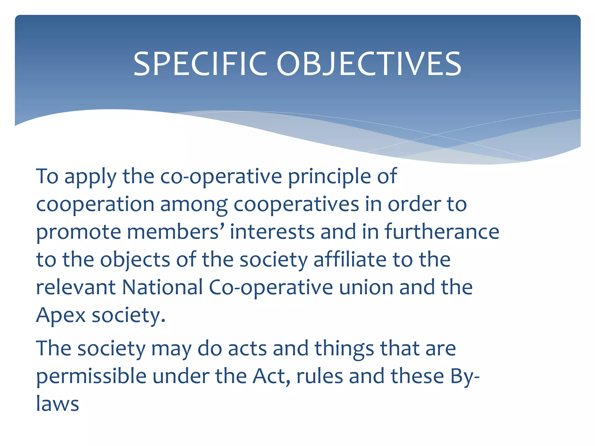 Governance structure in housing co operative societies and board ...
