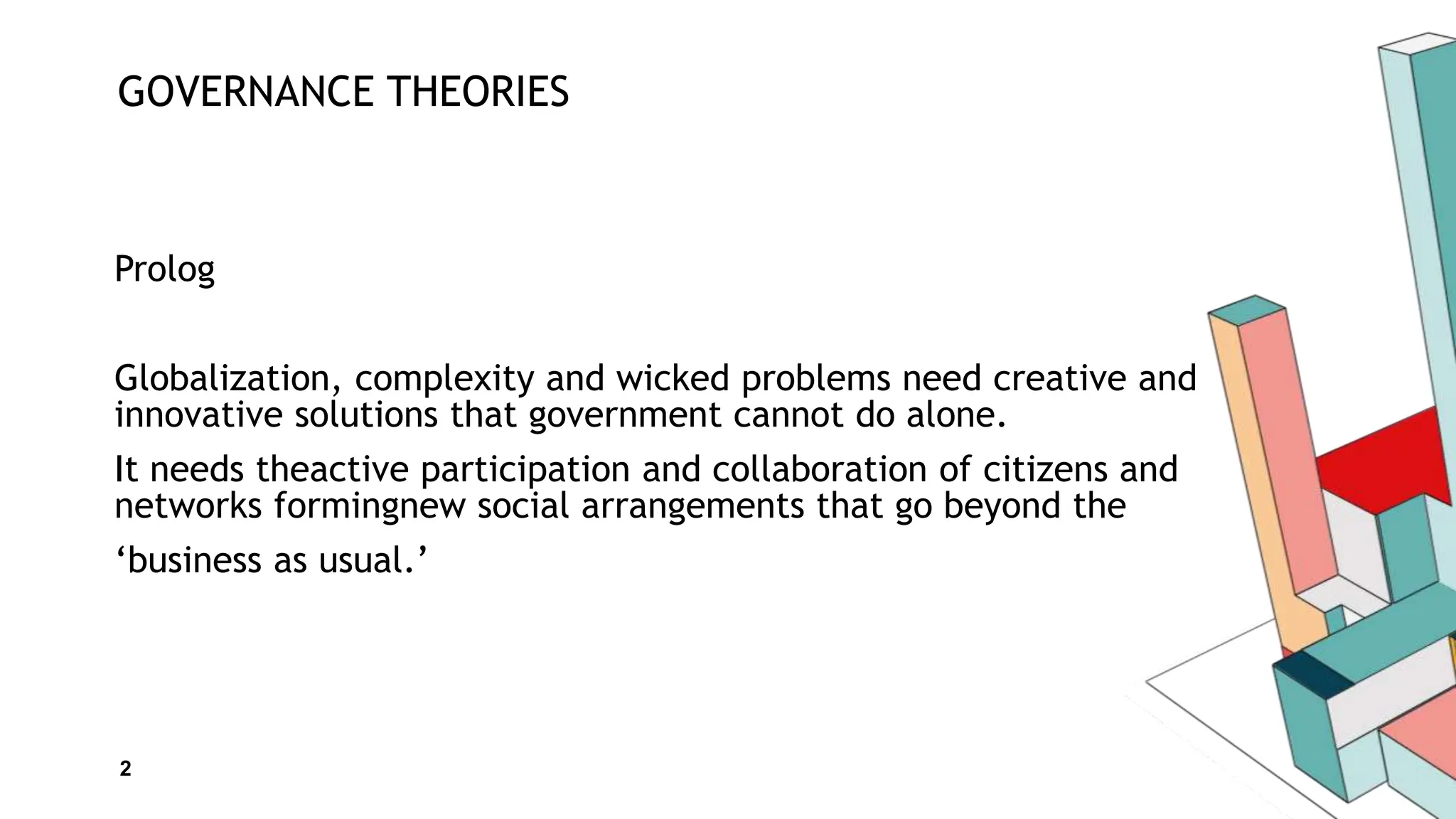 Governance theory…………………………………………………………… | PPTX