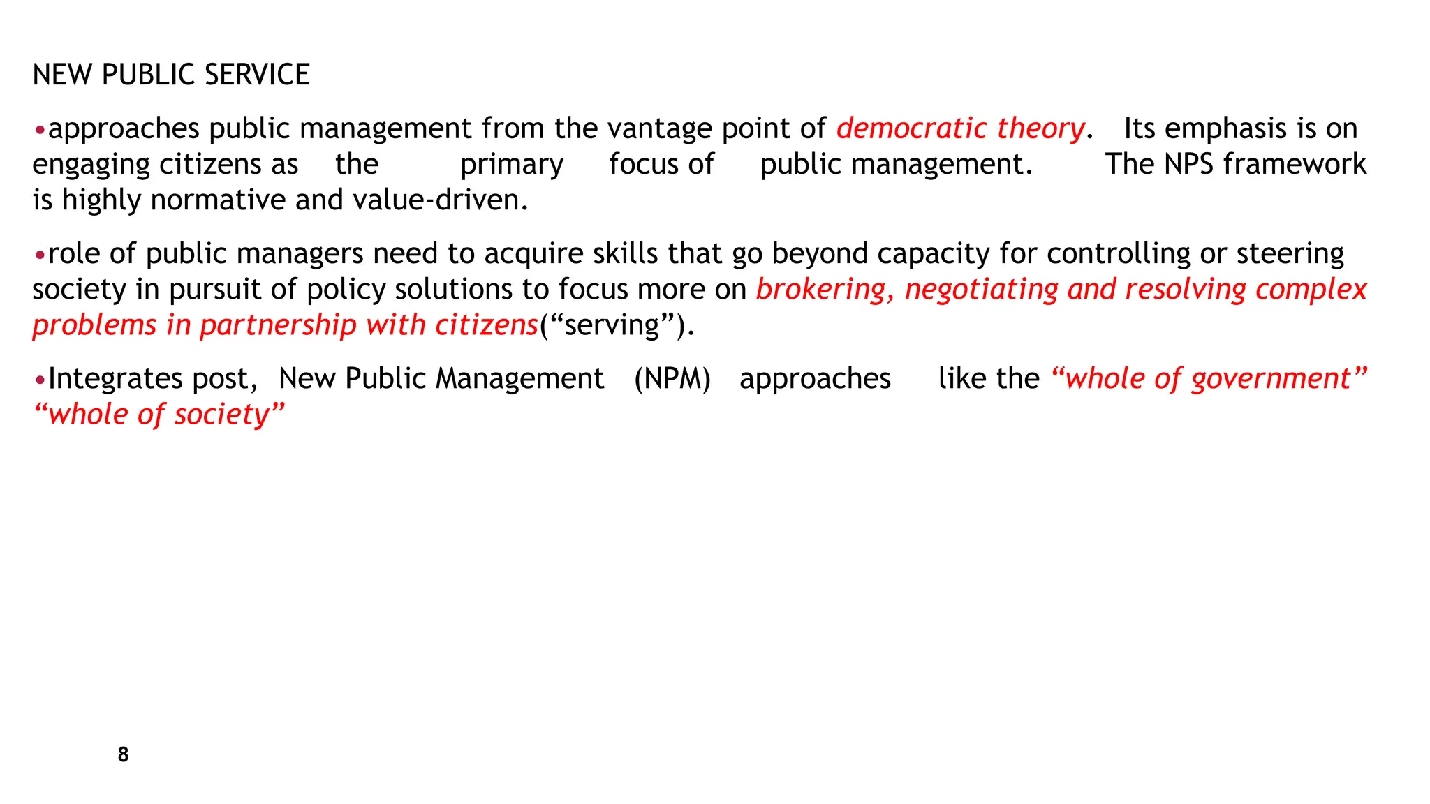Governance theory…………………………………………………………… | PPTX