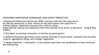 Governance theory…………………………………………………………… | PPTX | Civic affairs | Politics