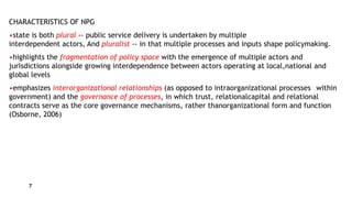 Governance theory…………………………………………………………… | PPTX